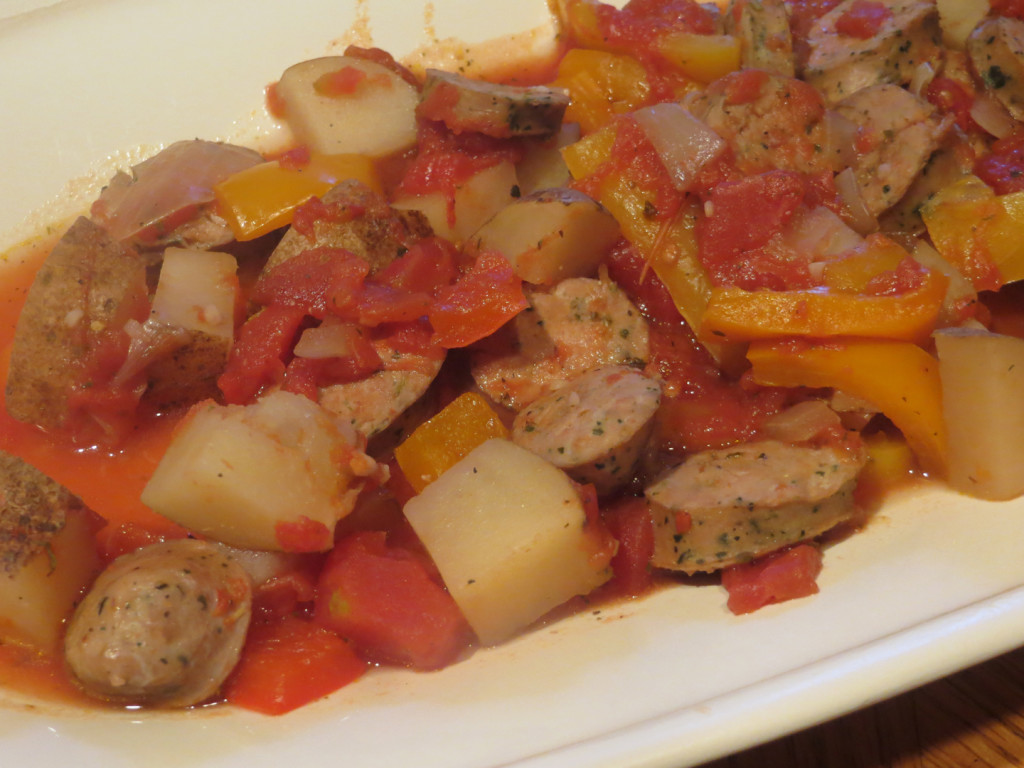 Crock Pot Sausage, Peppers and Potatoes | Cucina Domenico Crock Pot Sausage, Peppers and Potatoes | Cucina Domenico