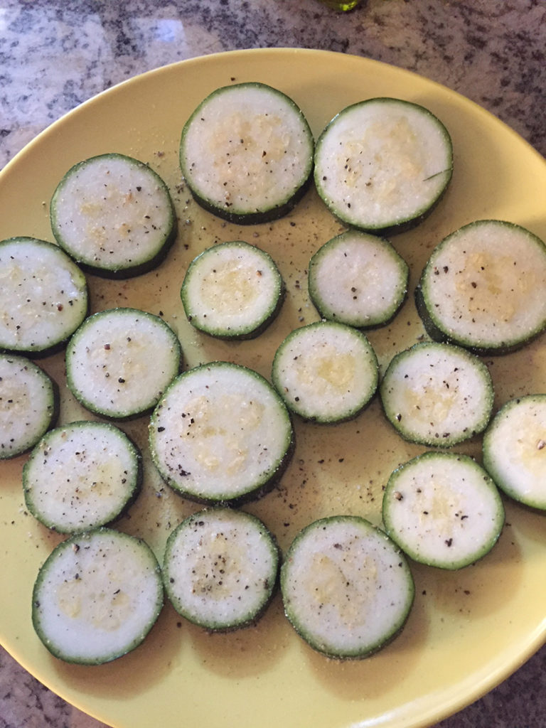 Grilled Zucchini Caprese Bites | Cucina Domenico